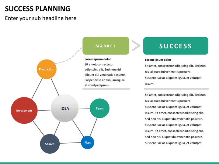 Success Planning PowerPoint Template | SketchBubble