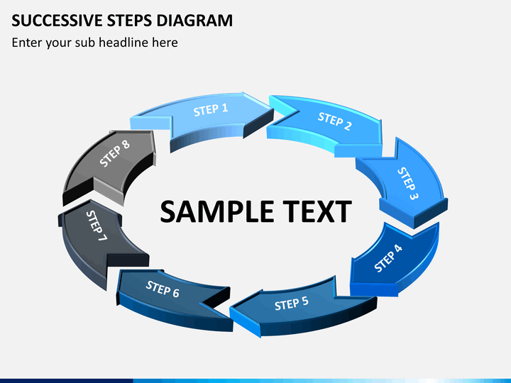 Successive Steps PowerPoint Template | SketchBubble