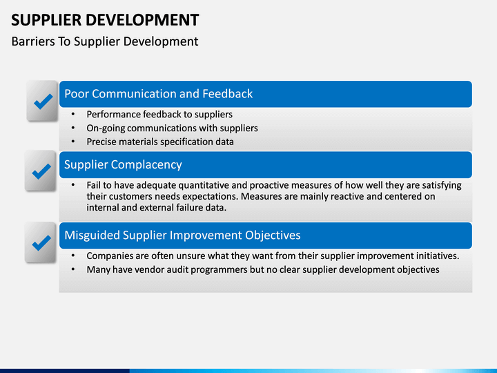 Supplier Development PowerPoint and Google Slides Template - PPT Slides