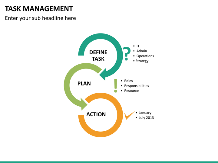 Task Management PowerPoint Template | SketchBubble