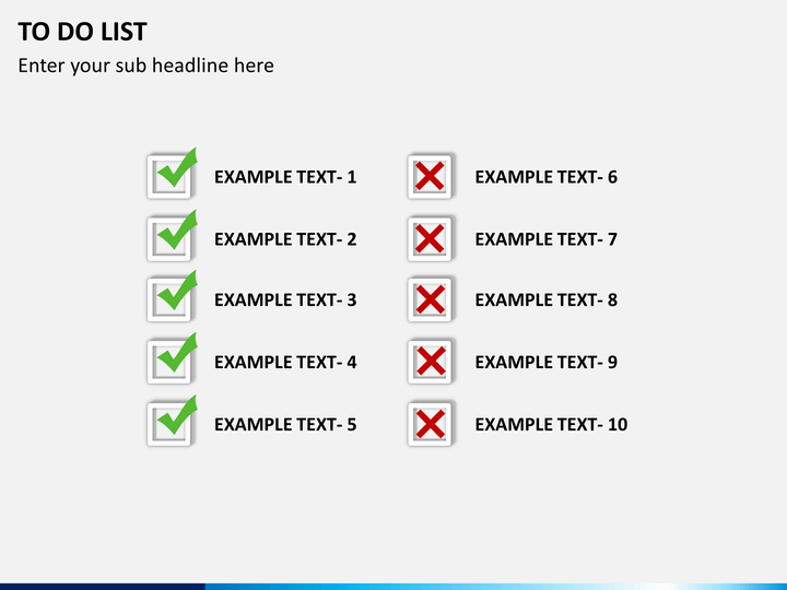 To Do List PowerPoint Template | SketchBubble