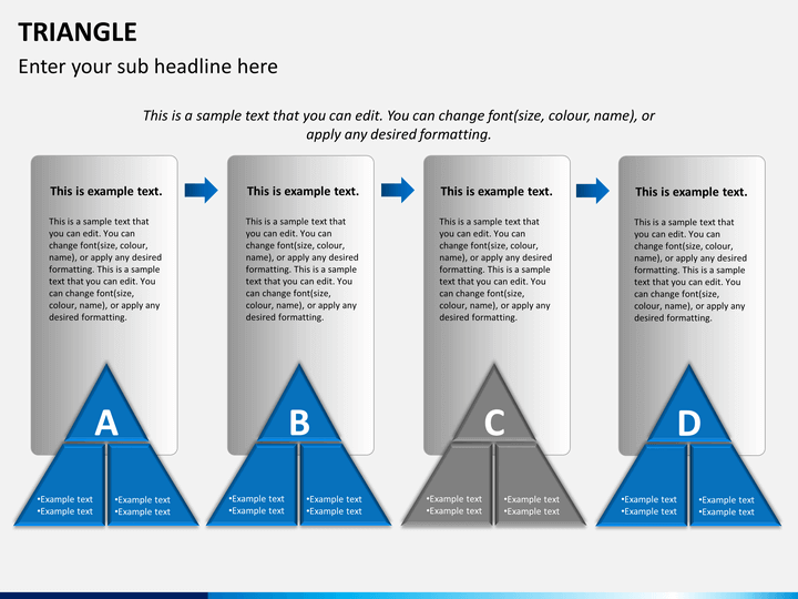 Triangle Shapes PowerPoint and Google Slides Template - PPT Slides