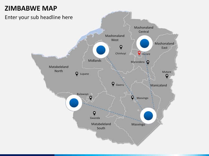 Zimbabwe Map PowerPoint | SketchBubble
