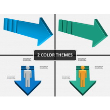 Split Arrows PowerPoint