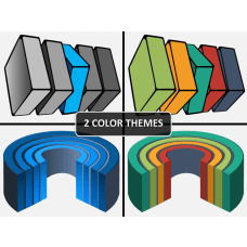Parallel 3D Layers PowerPoint Template - PPT Slides | SketchBubble