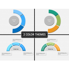 3D Circle Shapes PowerPoint Template - PPT Slides