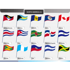 Asia Flags - PowerPoint