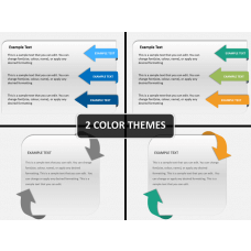 Cascade Arrows PowerPoint