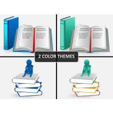 Book Infographic PowerPoint Template | SketchBubble
