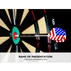 Dart Icons PowerPoint Template - PPT Slides