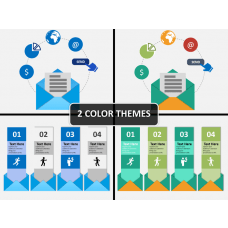 Envelope Icons PowerPoint Template - PPT Slides | SketchBubble