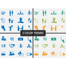 Diversity Icons PowerPoint Template - PPT Slides