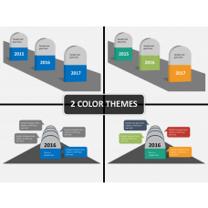 Milestone Icons PowerPoint Template - PPT Slides