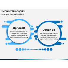 2 Interlocking Circles PPT Slide | SketchBubble