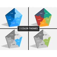 3D Pentagon PowerPoint