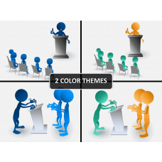 Slide Man (3D Man) for PowerPoint and Google Slides | SketchBubble