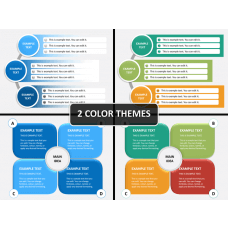 Overlapping Text Boxes PowerPoint Template