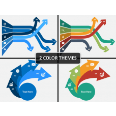 PowerPoint Curved Arrows | SketchBubble