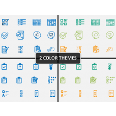 Challenge Icons PowerPoint Template - PPT Slides
