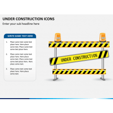 Work in Progress Icons PowerPoint Template