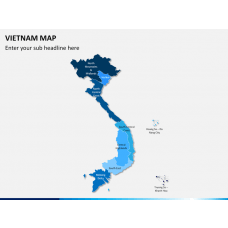 Ho Chi Minh Map PowerPoint Template - PPT Slides | SketchBubble