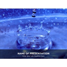 Water Icons PowerPoint Template - PPT Slides
