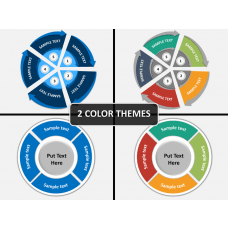 Arrow Process Wheel PowerPoint Template | SketchBubble