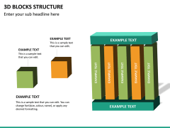 PowerPoint 3D Blocks Structure | SketchBubble