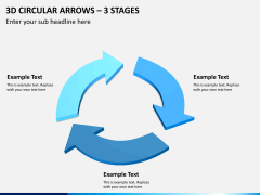 3D Circular Arrows for PowerPoint and Google Slides - PPT Slides