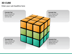 PowerPoint 3D Cubes Shape | SketchBubble