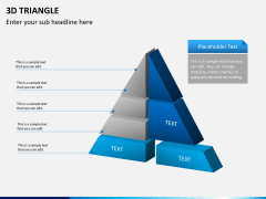 3D Triangle Shapes for PowerPoint - PPT Slides
