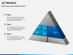 3D Triangle Shapes for PowerPoint - PPT Slides