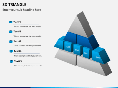 3D Triangle Shapes for PowerPoint - PPT Slides