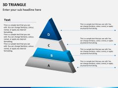 3D Triangle Shapes for PowerPoint - PPT Slides
