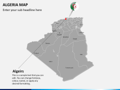 Algeria Map for PowerPoint and Google Slides - PPT Slides