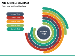 Arc and Circle Diagram PowerPoint Template | SketchBubble