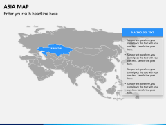 Asia Map Template for PowerPoint and Google Slides - PPT Slides
