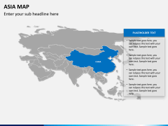 Asia Map Template for PowerPoint and Google Slides - PPT Slides