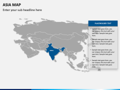 Asia Map Template for PowerPoint and Google Slides - PPT Slides