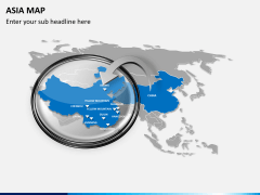 Asia Map Template for PowerPoint and Google Slides - PPT Slides
