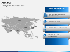 Asia Map Template for PowerPoint and Google Slides - PPT Slides