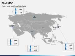Asia Map Template for PowerPoint and Google Slides - PPT Slides