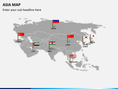 Asia Map Template for PowerPoint and Google Slides - PPT Slides