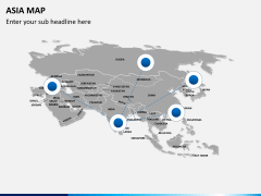 Asia Map Template for PowerPoint and Google Slides - PPT Slides