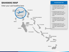 Bahamas Map for PowerPoint and Google Slides - PPT Slides