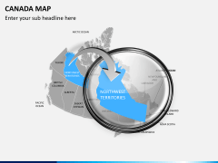Canada Map PowerPoint | SketchBubble