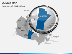 Canada Map PowerPoint | SketchBubble