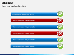 Checklist PowerPoint Template | SketchBubble