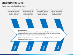 Chevron Timeline PowerPoint and Google Slides Template - PPT Slides