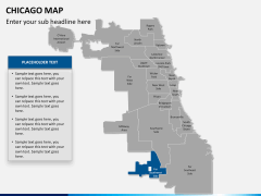 Chicago Map PowerPoint | SketchBubble